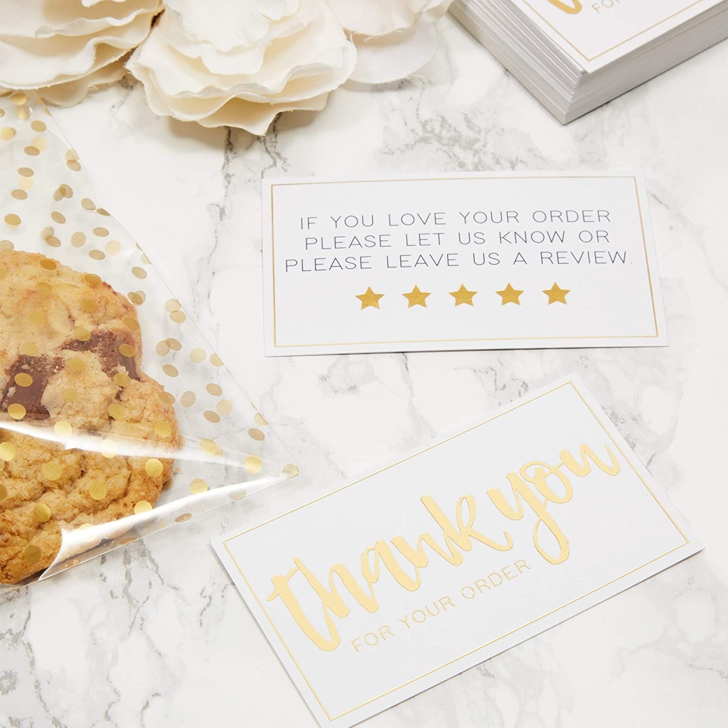 Stockroom Plus "Thank You For Your Order" Cards 3.5" x 2 " - 200 Pack ...