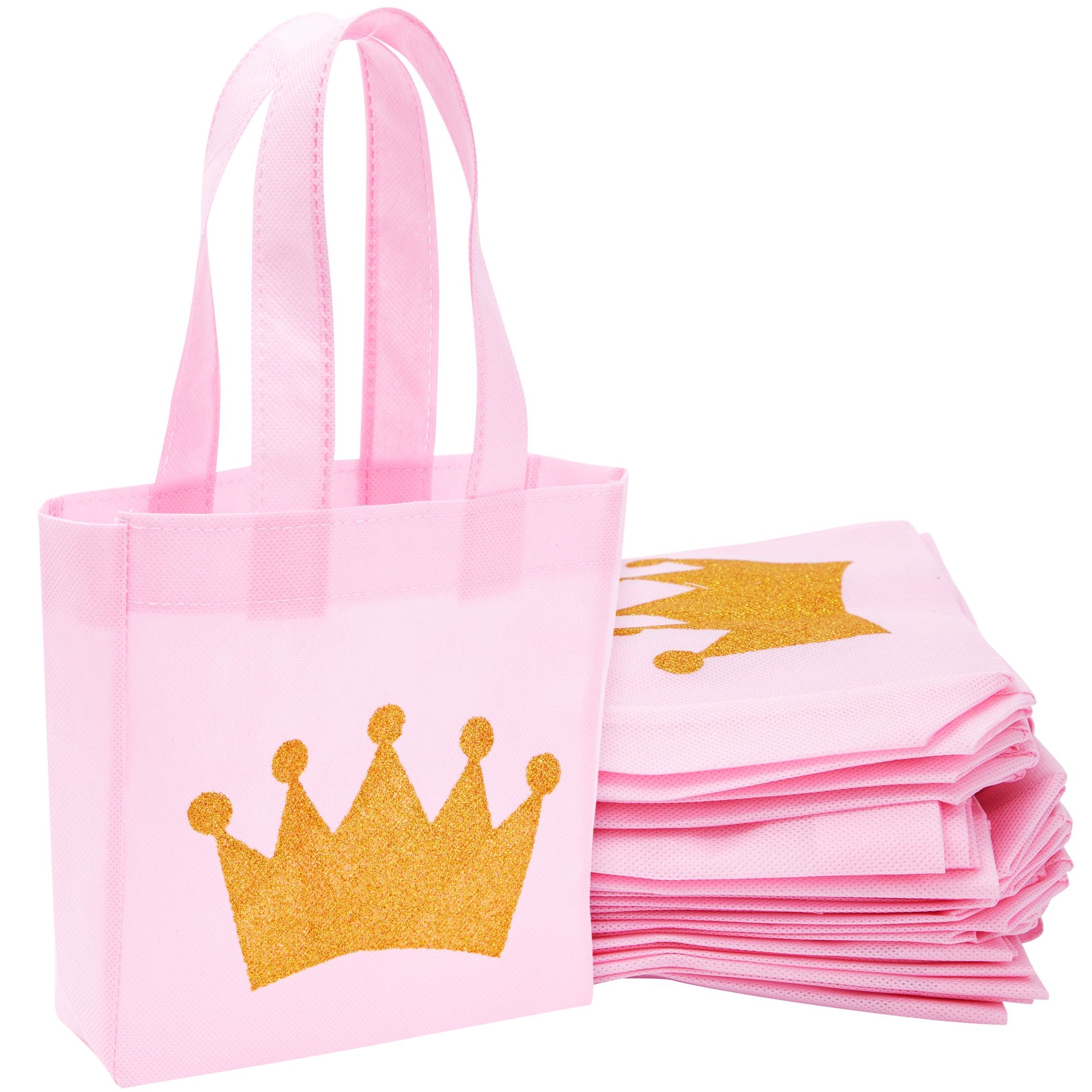 24 Pack Princess-Themed Party Favor Bags for Girls' Birthday (6.5 x 7 x ...